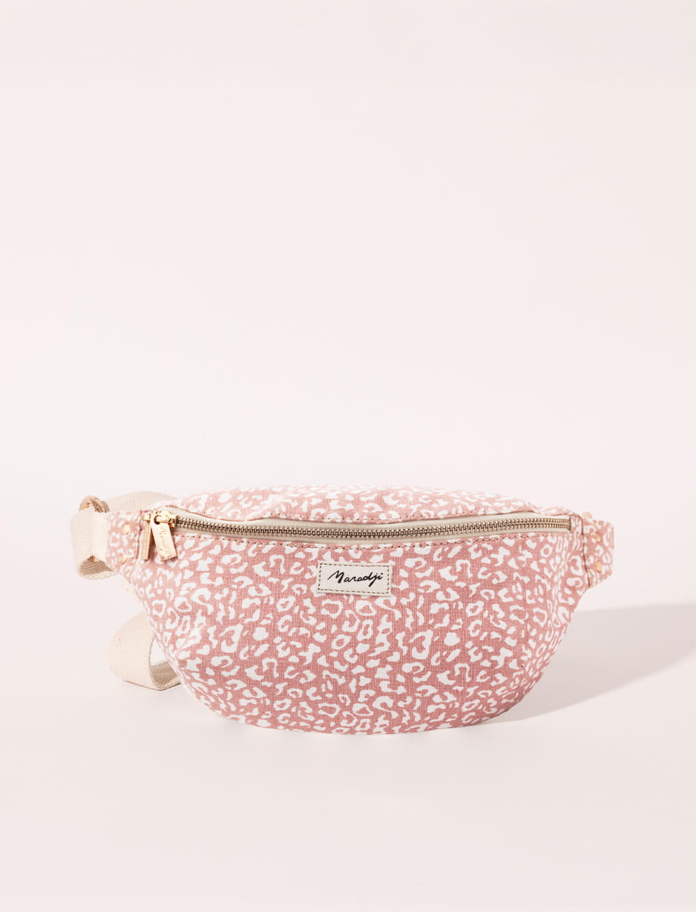 Pink Leopard Belt Bag for Women - Nicole Model