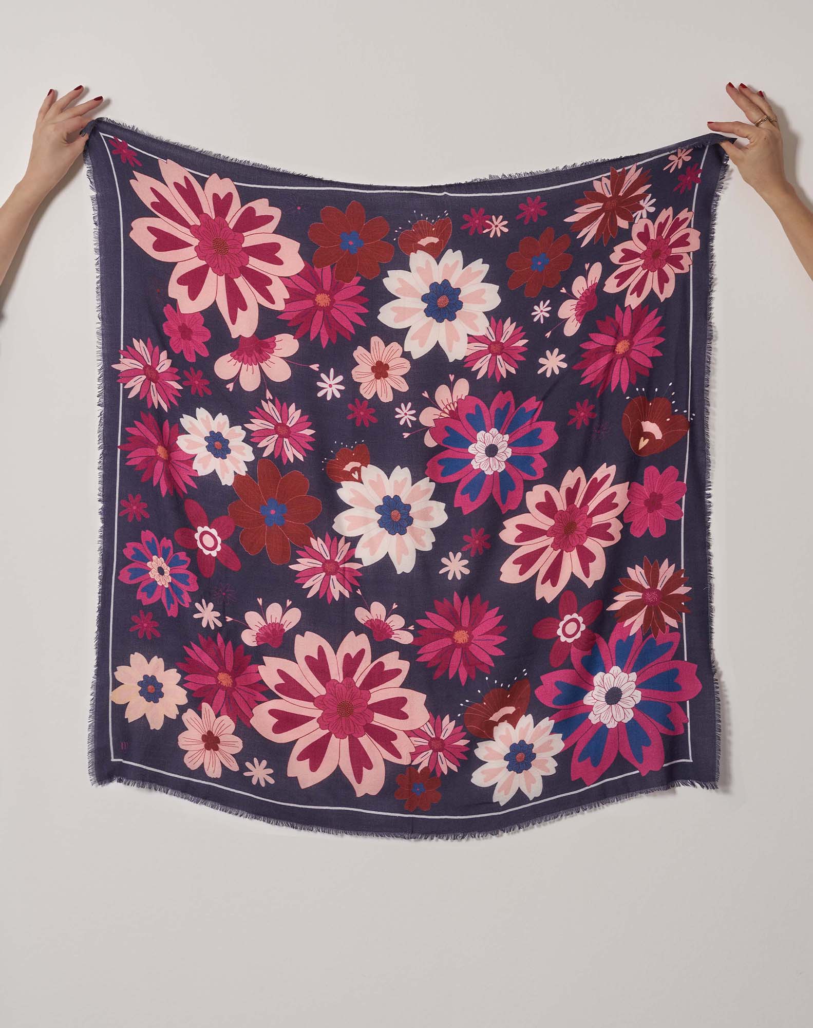 Foulards pour Femme en Soie & Modal : Foulards Bohème Artisanaux - Maradji